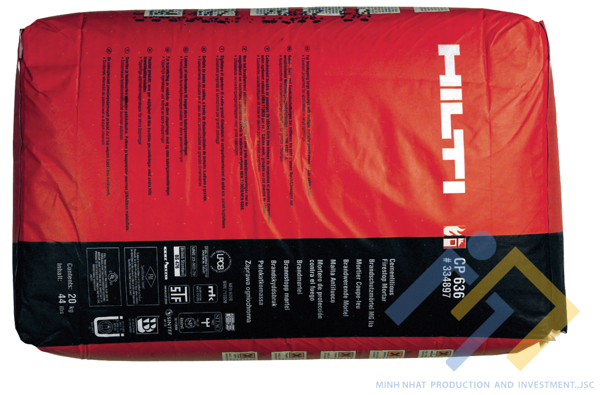 Vữa ngăn cháy lan Hilti CP 636